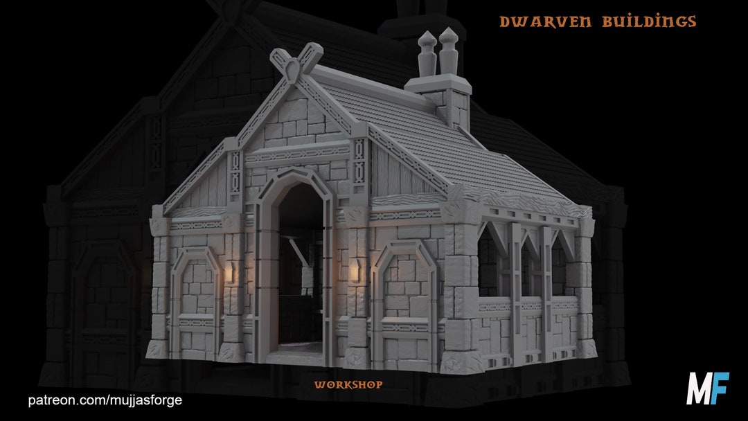 Dwarven Workshop by Mujja's Forge | Dungeons and Dragons | Wargames ...