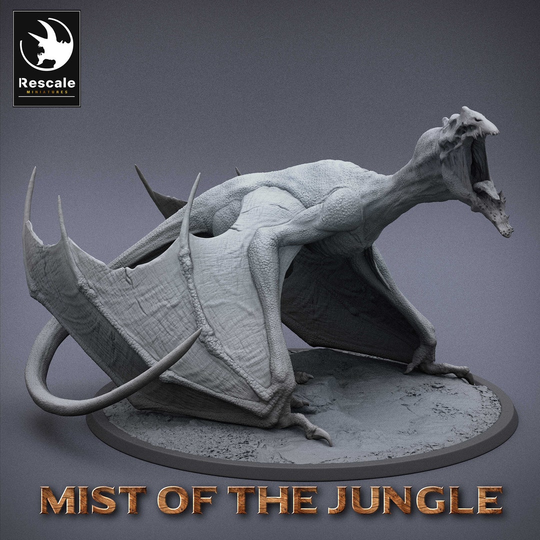 Protowyvern Scream Mist of the Jungle by Rescale Miniatures Dungeons ...