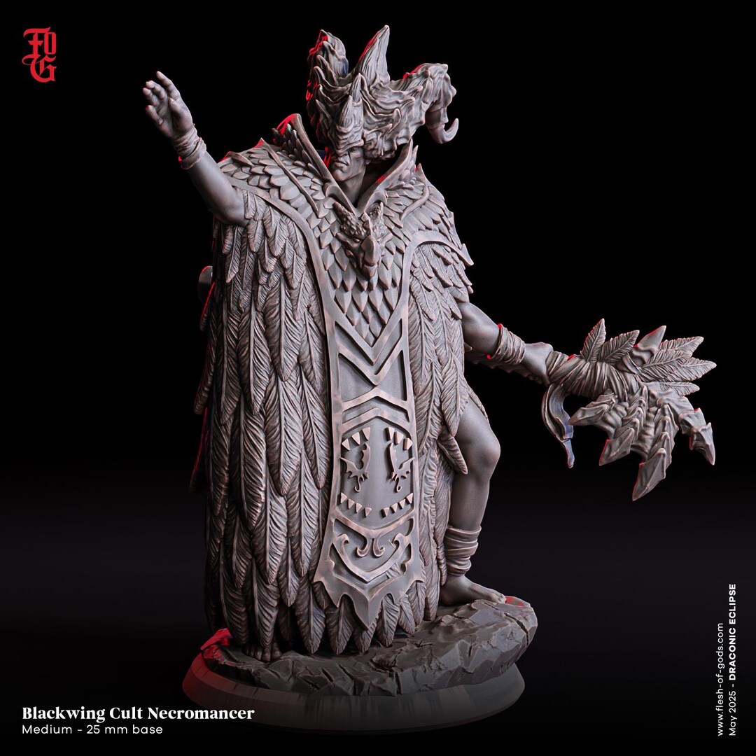 Blackwing Cult Necromancer • Draconic Eclipse • by Flesh of Gods ...