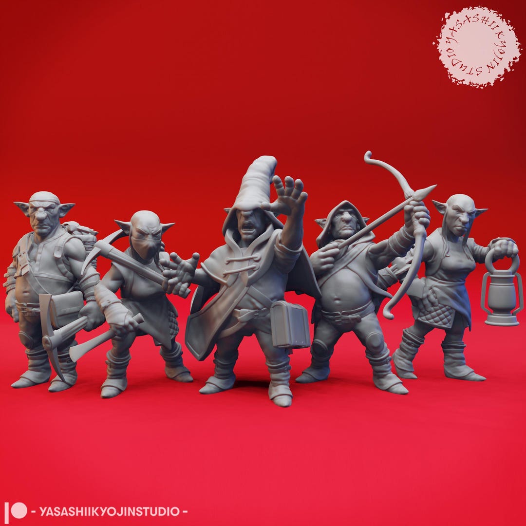 Deep Gnomes (11 Poses) by Yasashii Kyojin Studio for Dungeons and ...