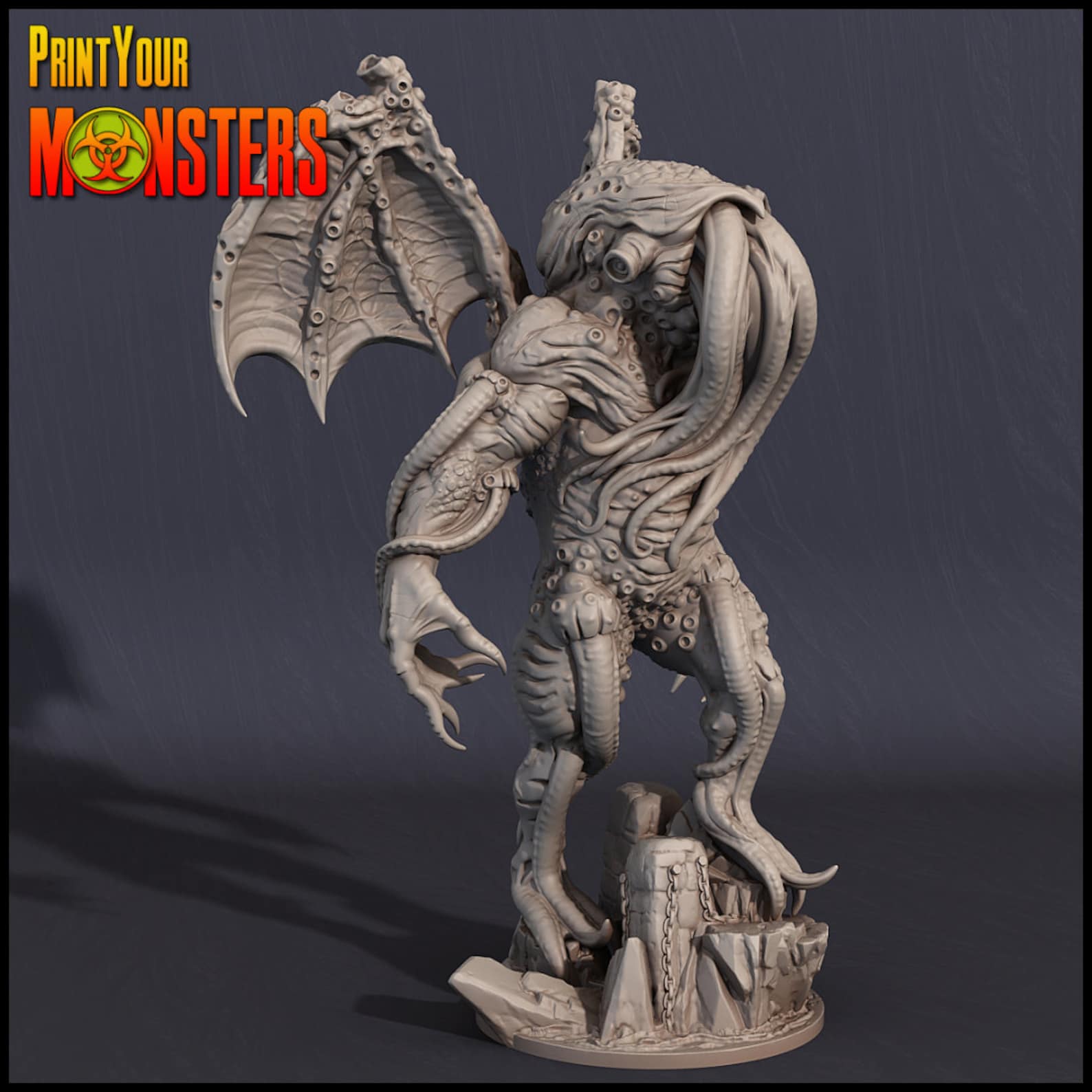 Cthulhu by Print Your Monsters Dungeons and Dragons D&D - Etsy