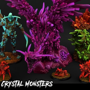 Legendary Crystal Monsters (10 Models) by Print Your Monsters ...