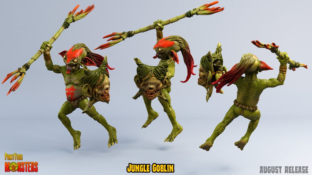 Jungle Goblin 3 • Goblin Tribe • by Print Your Monsters | Dungeons and ...