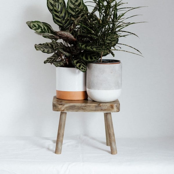 Rustic Plant Stand - Etsy