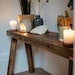 Rustic Wooden Display Bench - Etsy