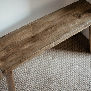 Rustic Wooden Display Bench - Etsy