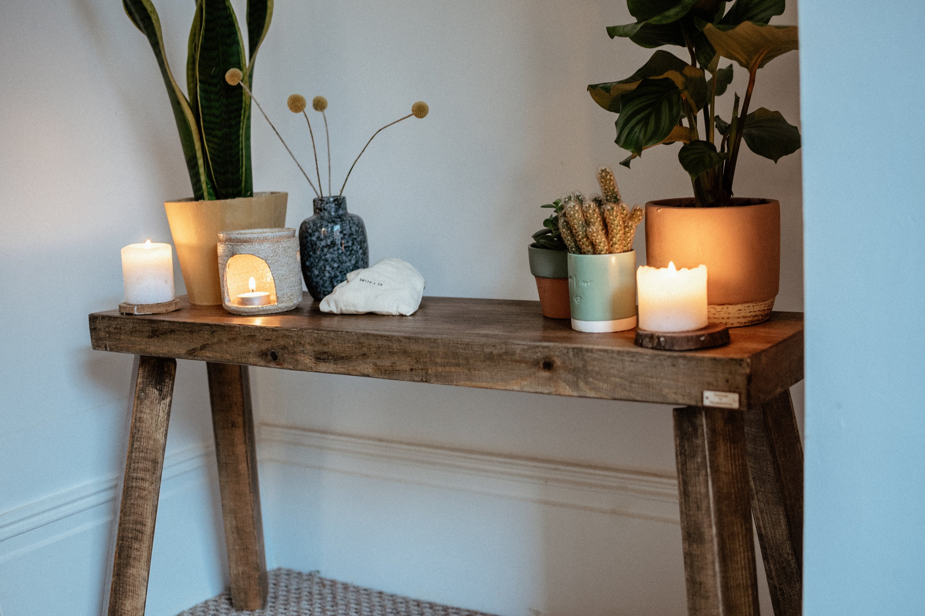 Rustic Wooden Display Bench - Etsy Canada