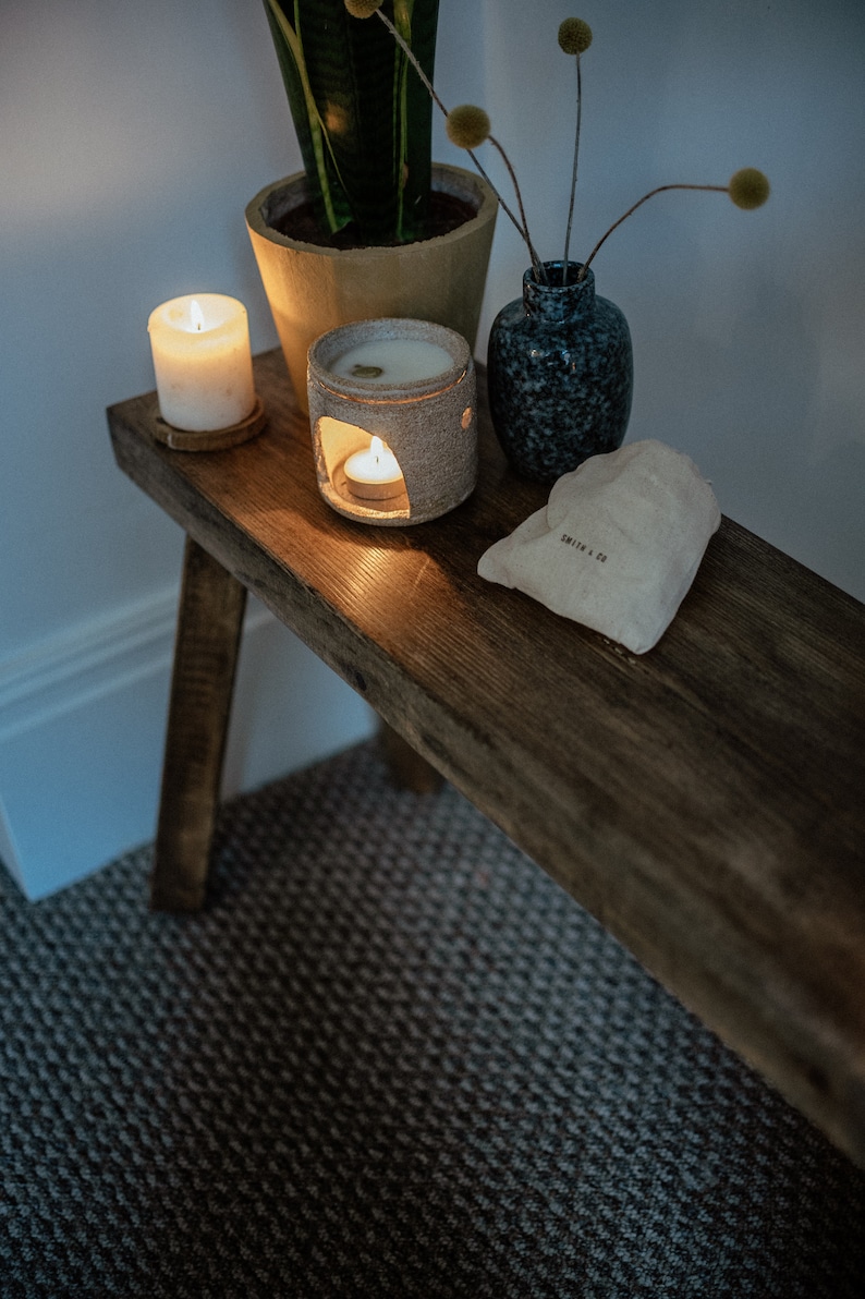 Rustic Wooden Display Bench - Etsy