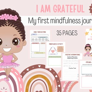 Kids Daily Journal, Gratitude Book for Students, Activity Pages for ...