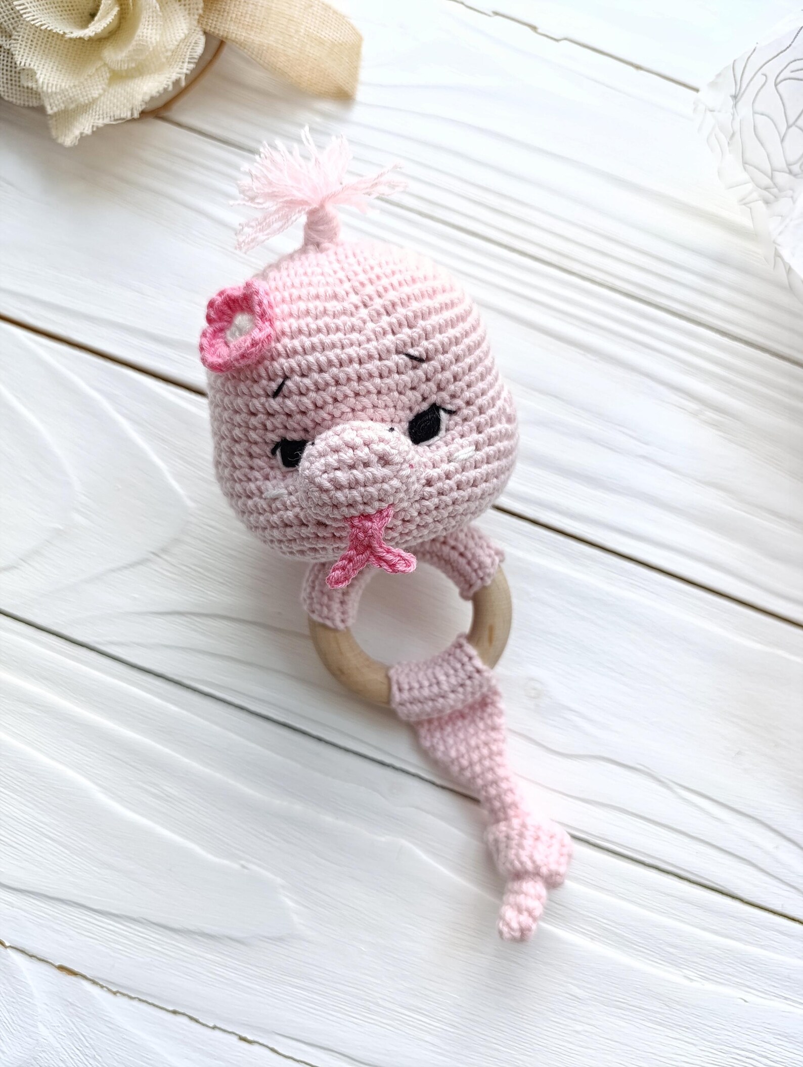Snake Baby Rattle Toy Gift Baby Shower Gift Organic Newborn Gift ...