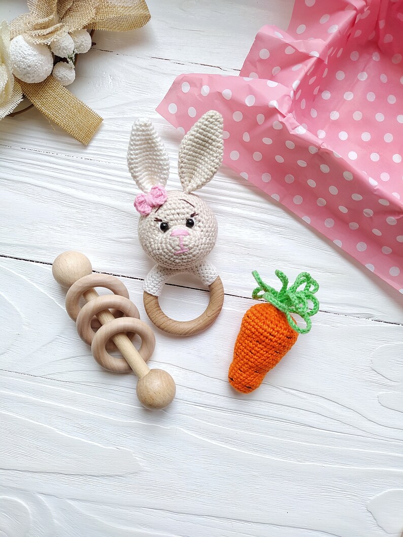 First Easter Gift for Baby Girl, Baby Girl Easter Bunny Gift Box With ...