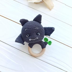 Bat Baby First Halloween Gift Box Gothic Baby Horror Toys Bat Rattle ...