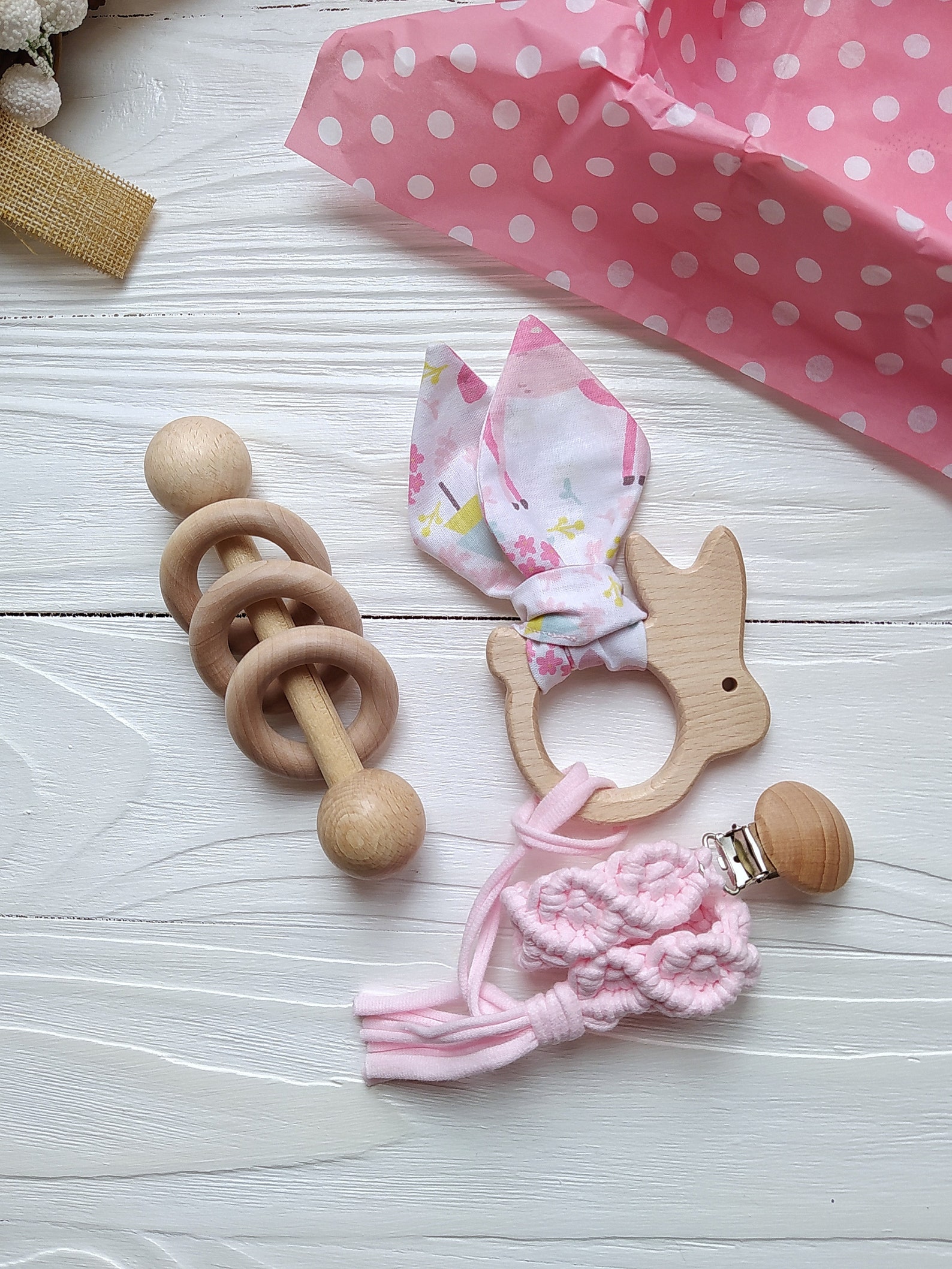 First Easter Gift for Baby Girl, Baby Girl Easter Bunny Gift Box With ...