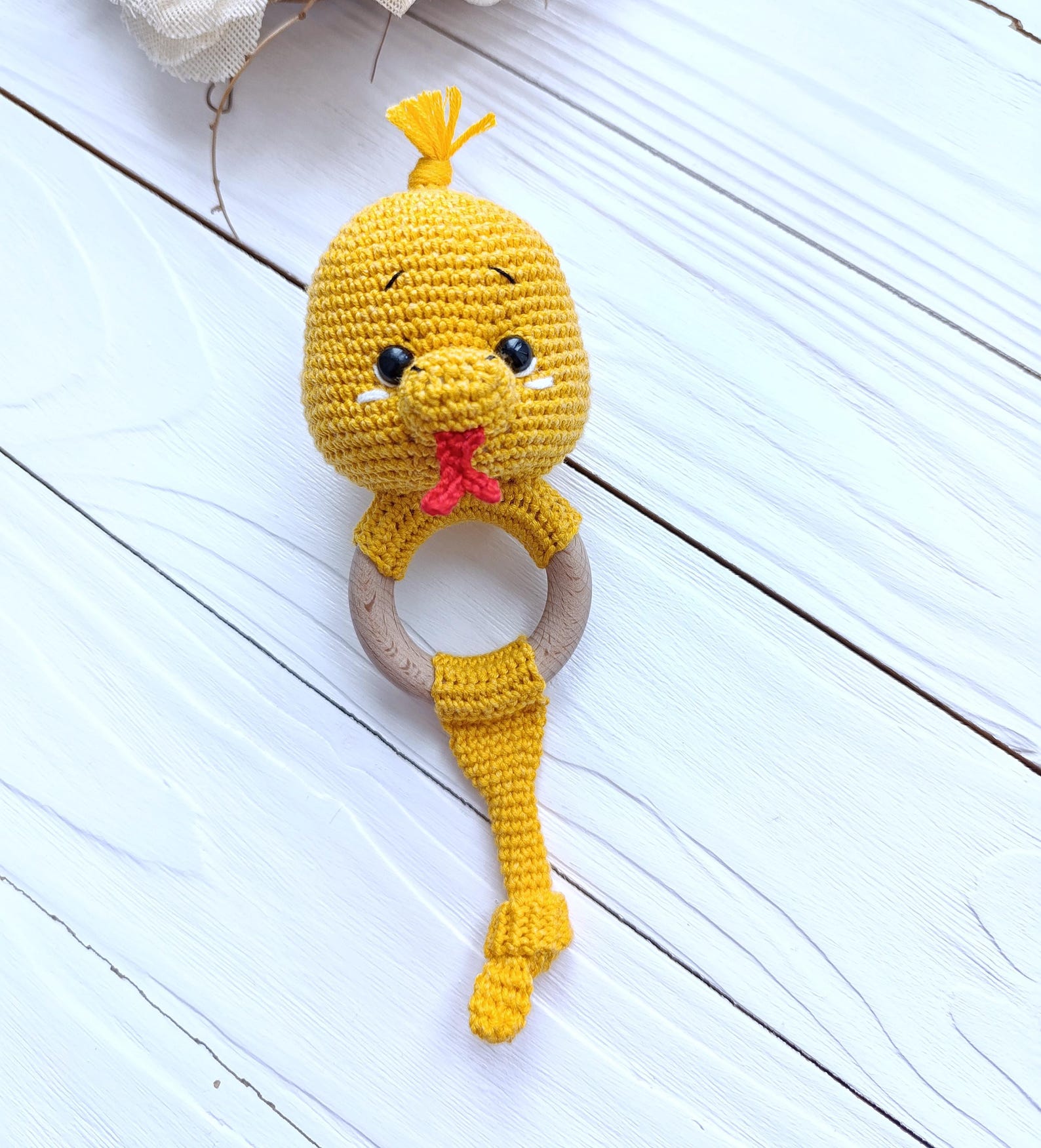 Snake Baby Rattle Toy Gift Baby Shower Gift Organic Newborn Gift ...
