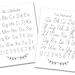 Print & Cursive Alphabet Desk Chart and Poster - Etsy