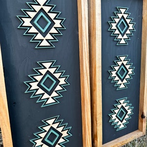 Western Aztec Double Sign Set - Etsy