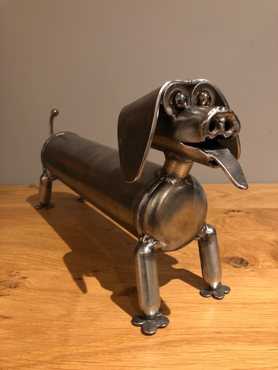Dachshund Dog, Sausage Dog Metal Sculpture, Dog Lover, Welded Dog, Dog ...