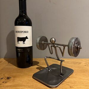 Weight Lifter, Metal Sculpture, Squats, Power Lifter, Gym, Fitness ...