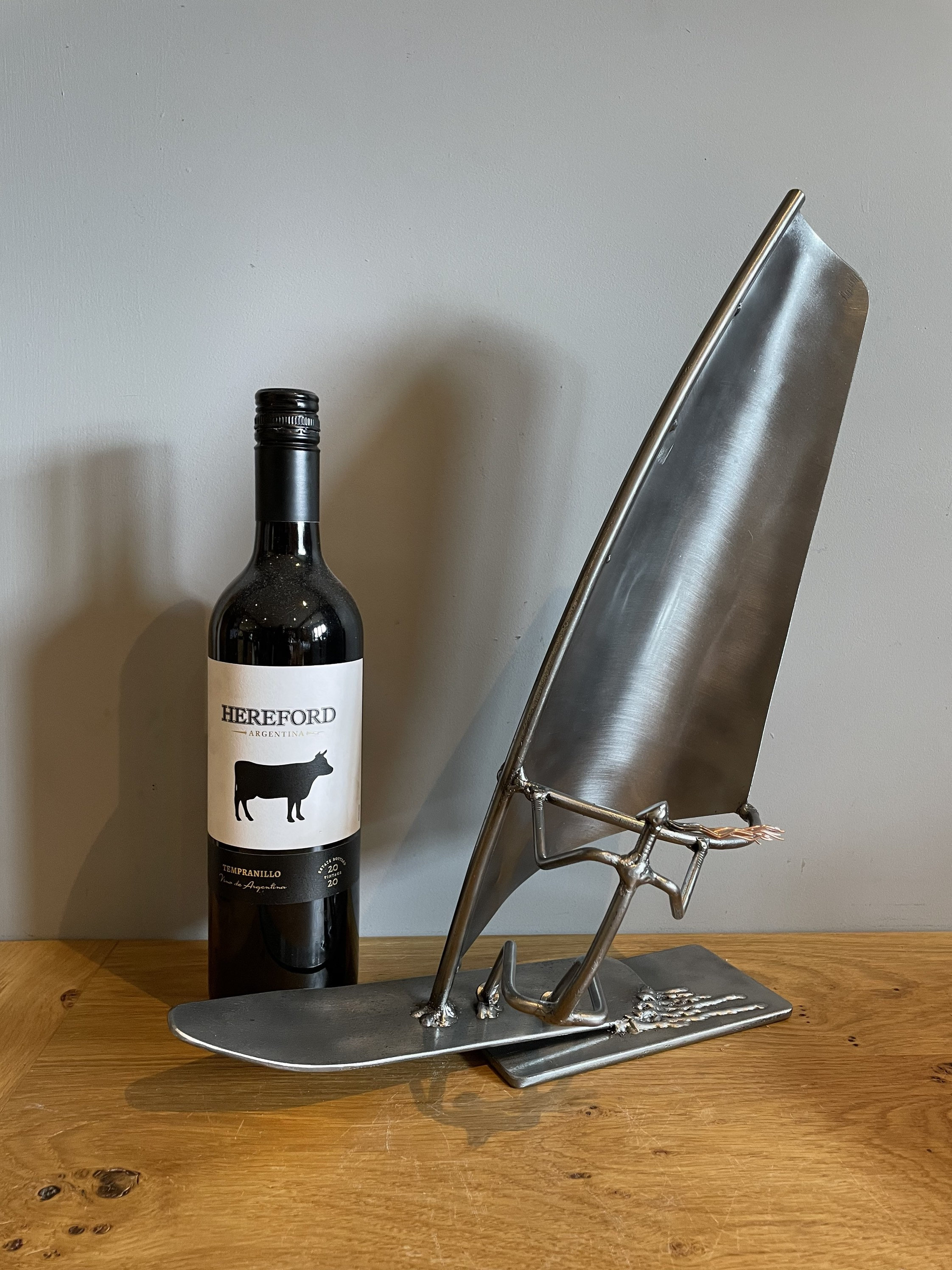 Windsurfer Windsurfing Metal Sculpture Sailboarder Surfer - Etsy