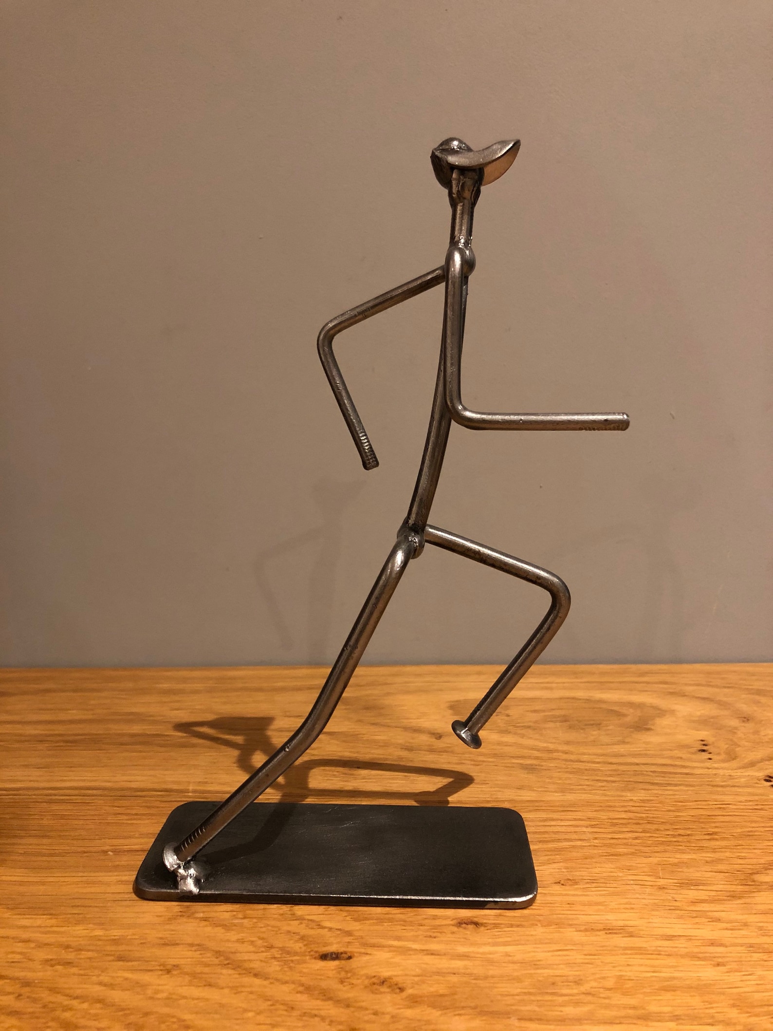 Runner, Athlete Metal Sculpture, Marathon, Triathlon, Fitness Art ...