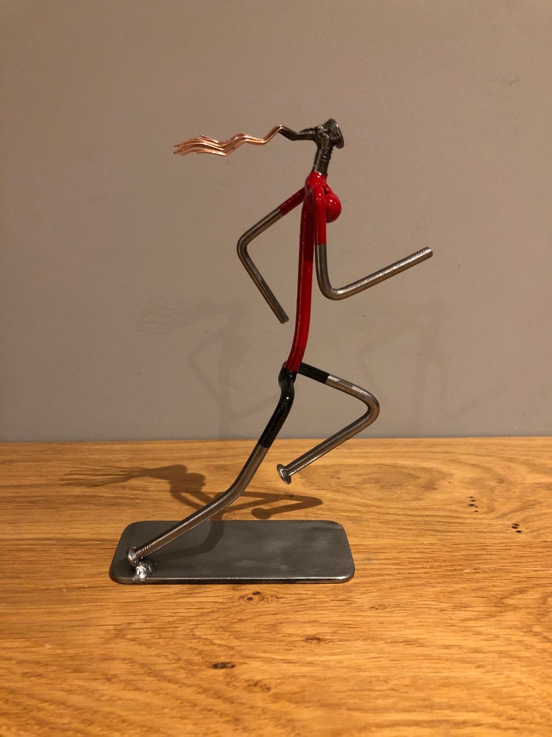 Runner Athlete, Female Runner, Metal Sculpture, Marathon, Triathlon ...