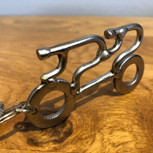 Bicycle Art, Cycle Tandem Stainless Steel Metal Key Ring, Cycle Key ...