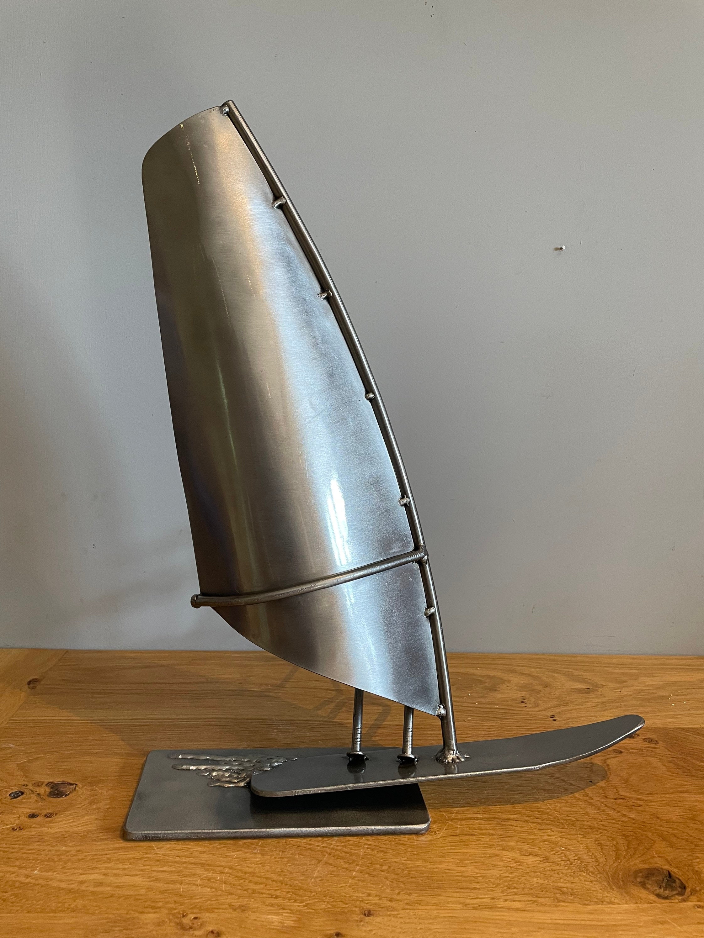 Windsurfer Windsurfing Metal Sculpture Sailboarder Surfer - Etsy