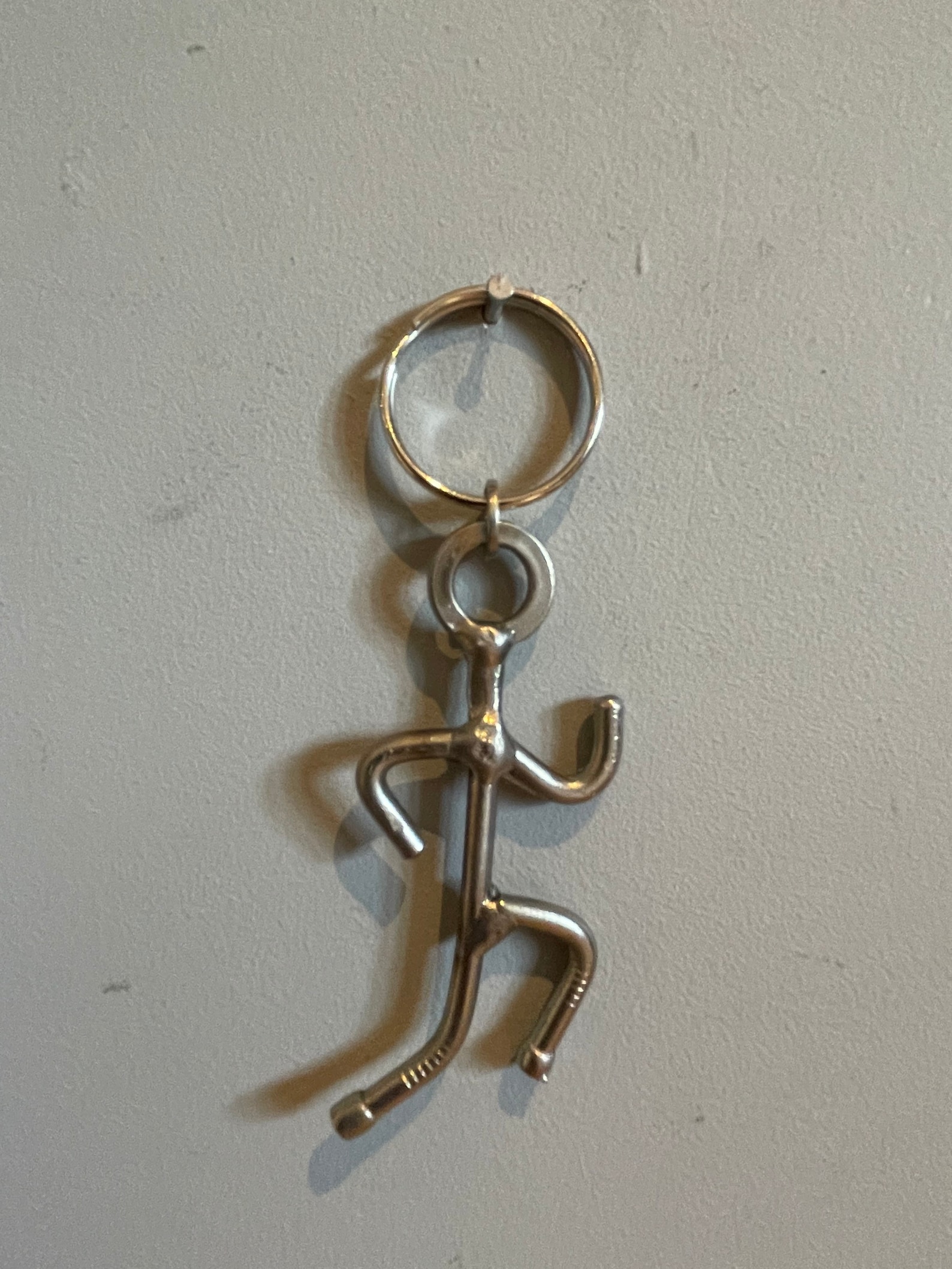 Runner Key Ring Key Ring Welded Runner Art Key Chain - Etsy UK