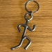 Runner Key Ring, Key Ring, Welded Runner Art, Key Chain, Running Gift ...