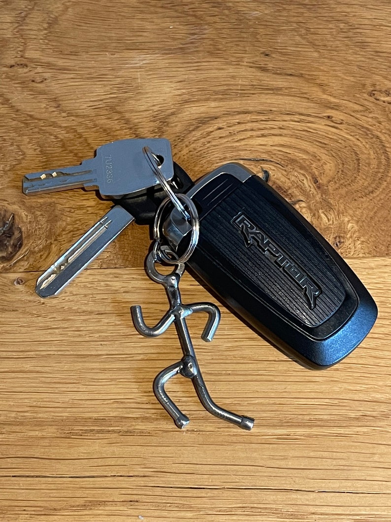 Runner Key Ring Key Ring Welded Runner Art Key Chain - Etsy