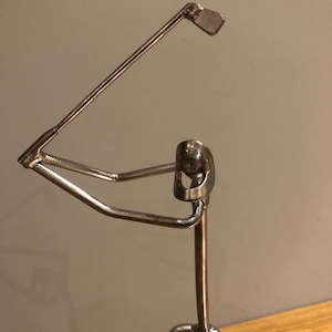 Golf Player, Golfing Metal Sculpture, Golf Swing, Welded Golf Art ...