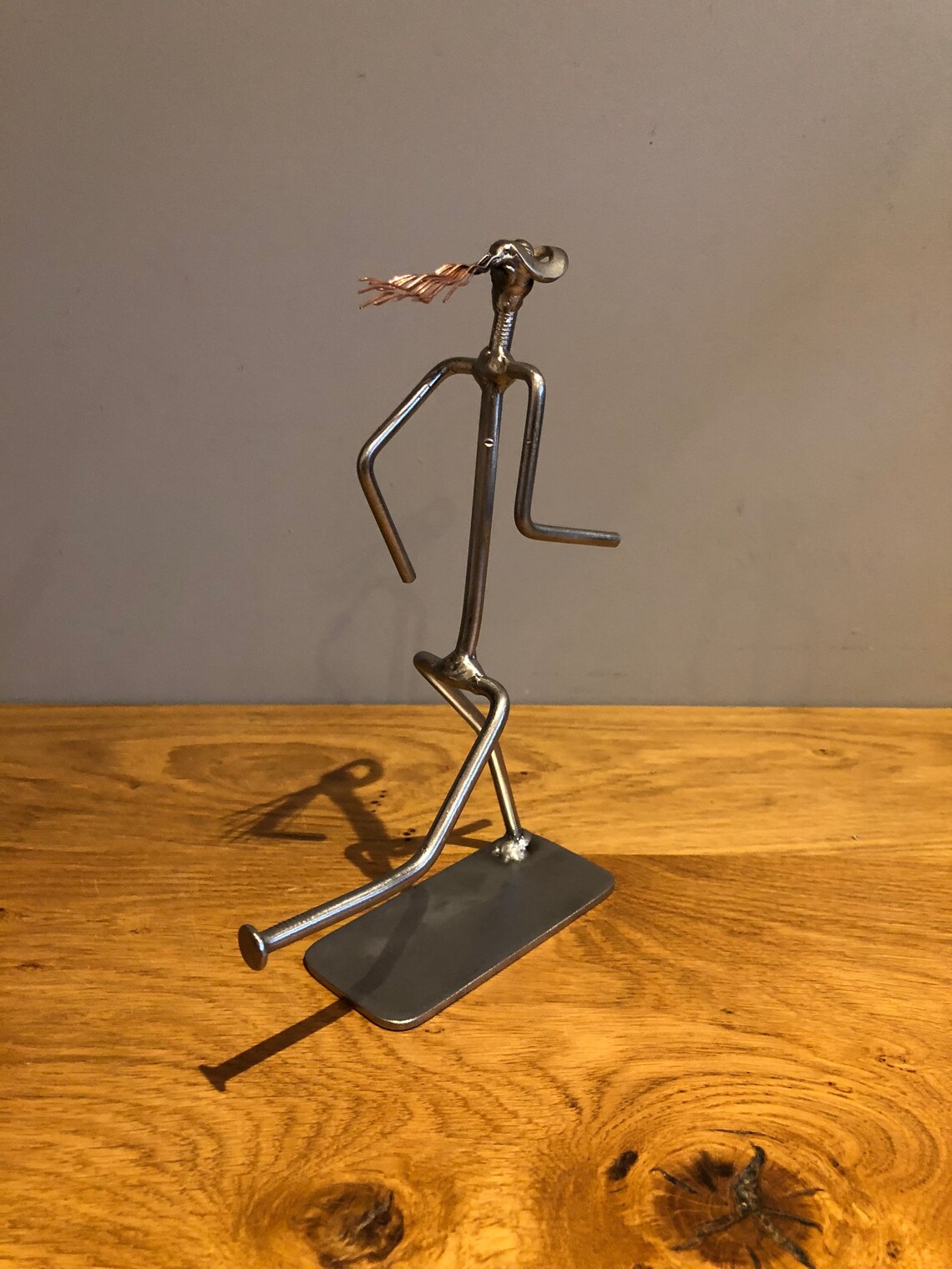 Runner, Athlete Metal Sculpture, Marathon, Triathlon, Fitness Art ...