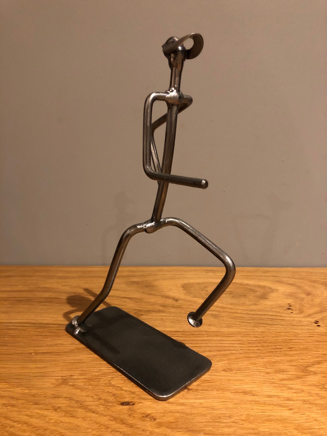 Runner, Athlete Metal Sculpture, Marathon, Triathlon, Fitness Art ...