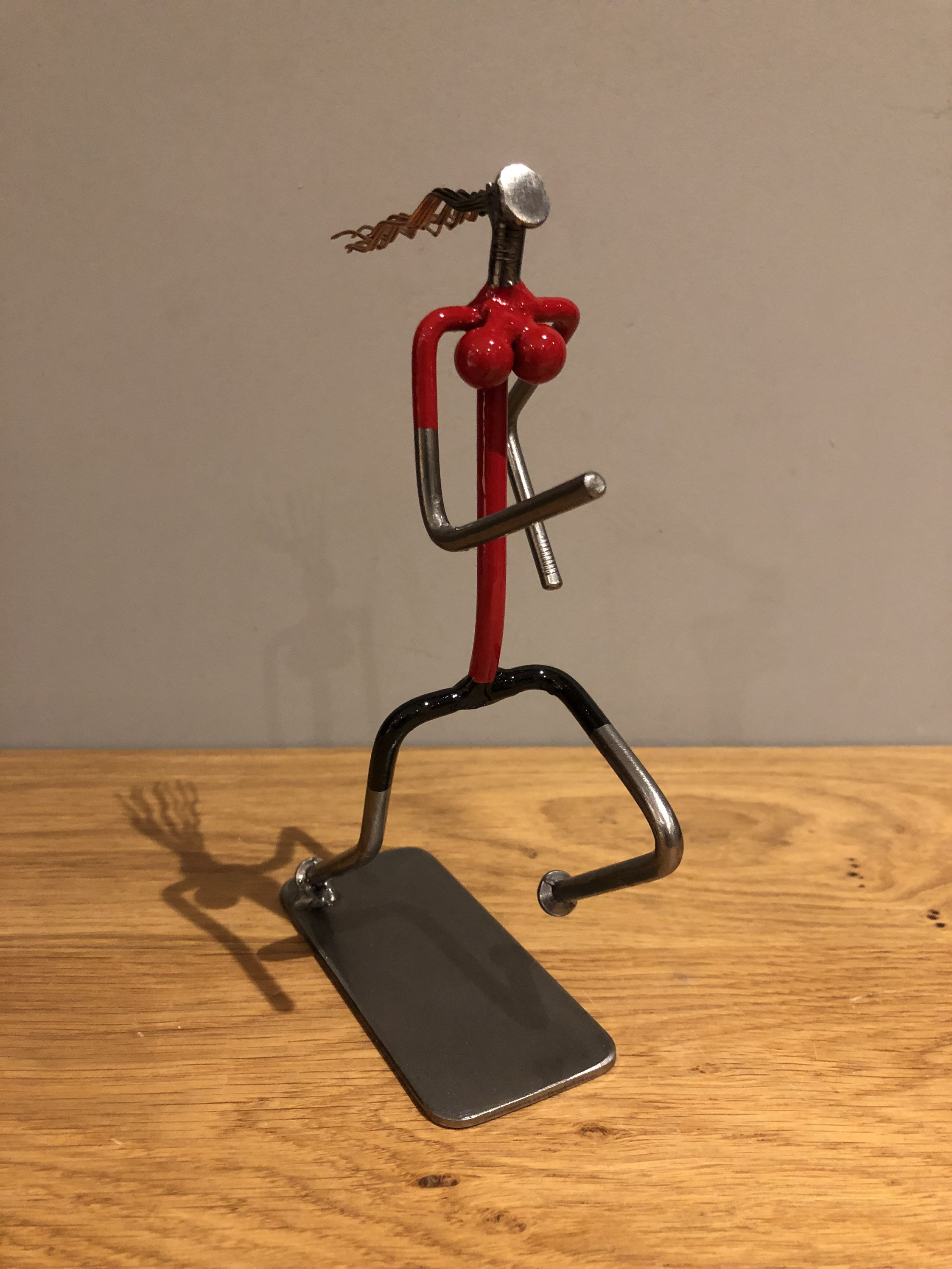 Runner Athlete, Female Runner, Metal Sculpture, Marathon, Triathlon ...