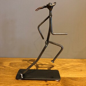Runner, Athlete Metal Sculpture, Marathon, Triathlon, Fitness Art ...
