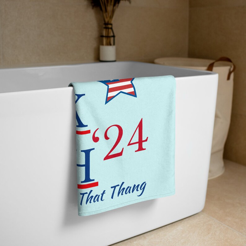 Hawk Tuah Spit On That Thang 2024 Beach Towel Hawk Tuah 24 Funny Trendy ...