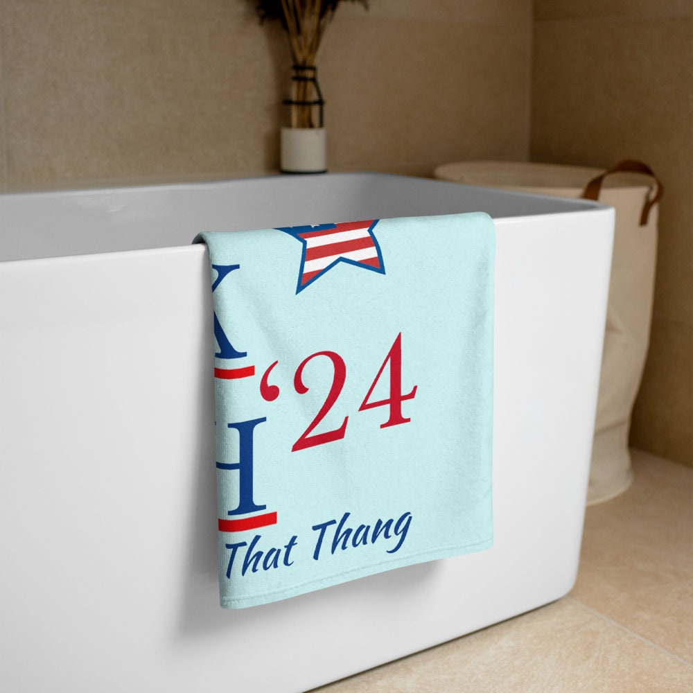 Hawk Tuah Spit on That Thang 2024 Beach Towel Hawk Tuah 24 Funny Trendy ...
