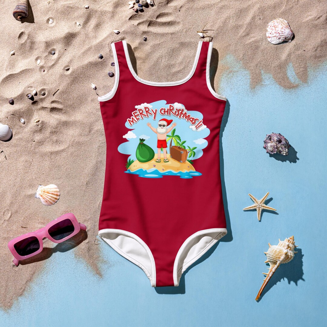 Christmas Family Vacation Swimsuits, Kids Swimsuit for Christmas Family ...