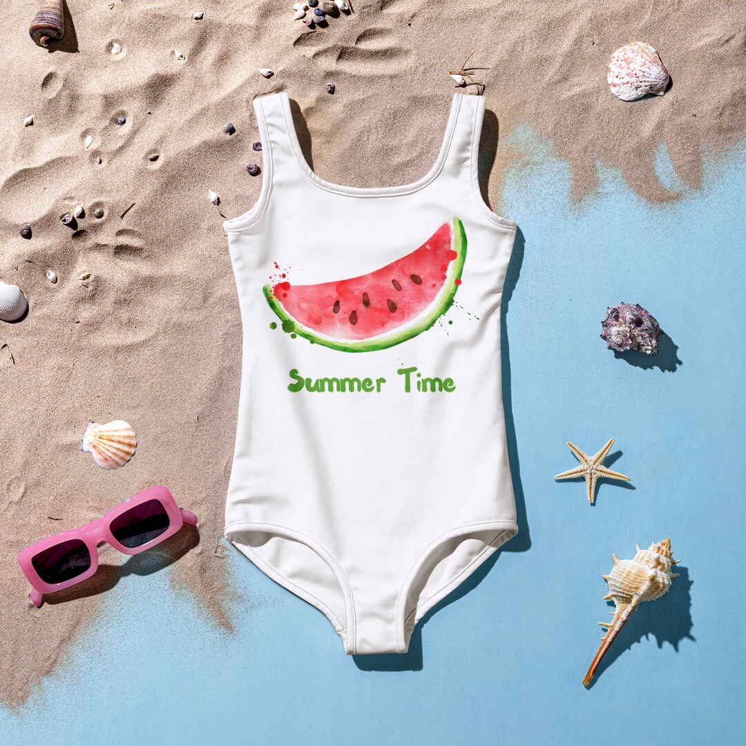 Kids Swimsuit, One Piece Girls Bathing Suits , Girls Watermelon ...