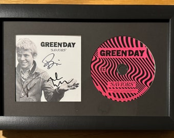 Billie Joe Armstrong Tre Cool & Mike Dirnt Signed GREEN DAY Dookie ...