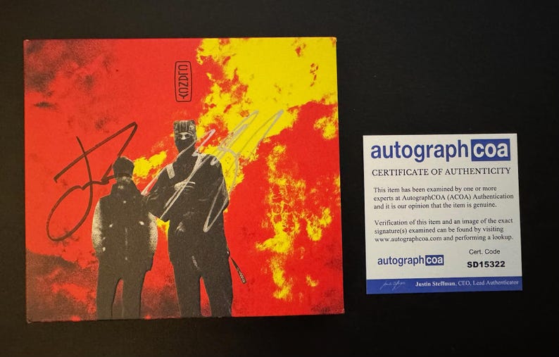 Twenty One Pilots Signed Autographed CLANCY CD - Certificate of ...