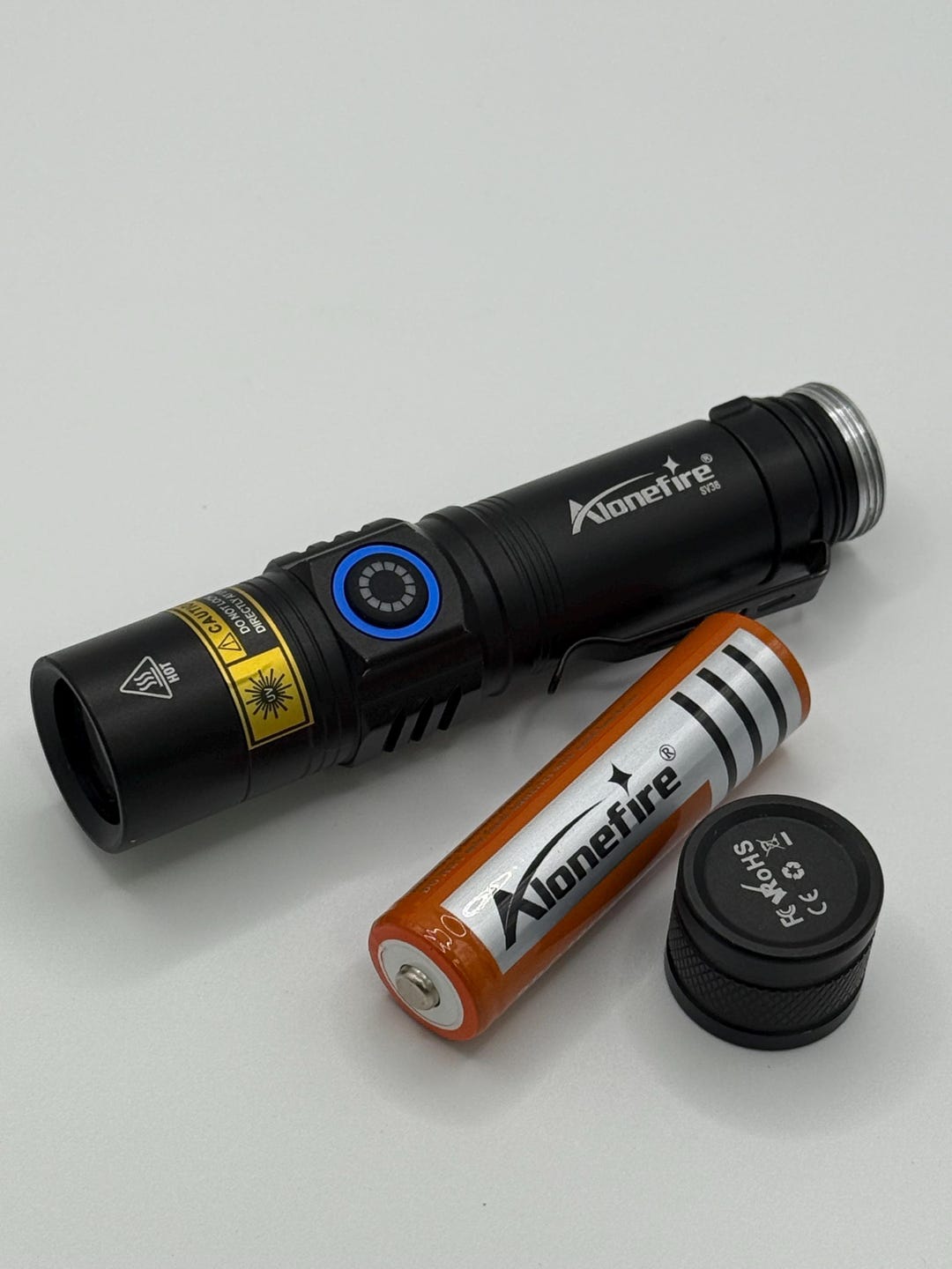 UV Flashlight 365nm Black Light for Finding Mushrooms, Tracking Deer ...