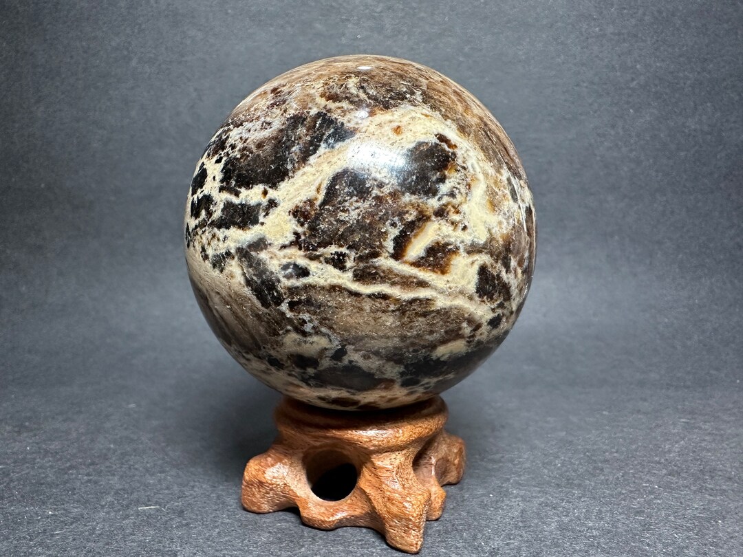 Chocolate Calcite Sphere, Calcite Sphere, Black Opal - Etsy