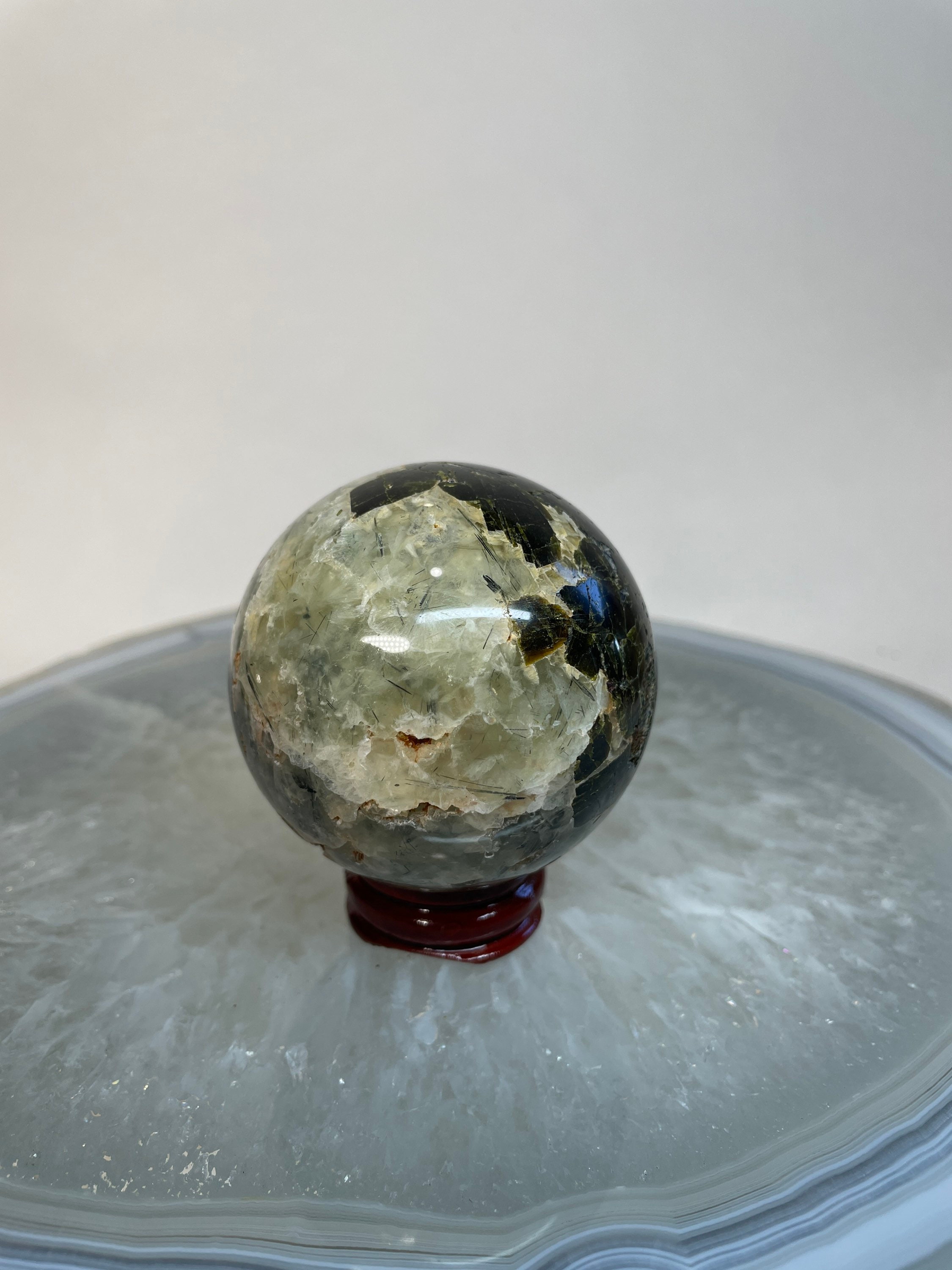 Prehnite Sphere Prehnite Epidote Sphere Epidote Sphere - Etsy UK