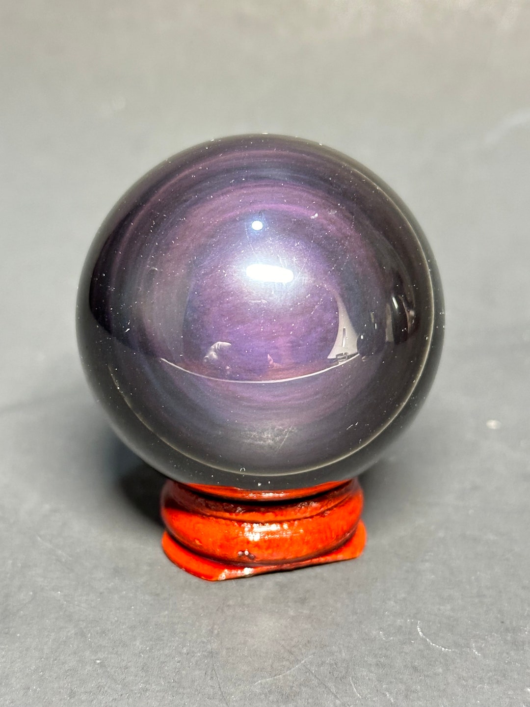 Rainbow Obsidian Sphere, Obsidian, Obsidian Sphere - Etsy