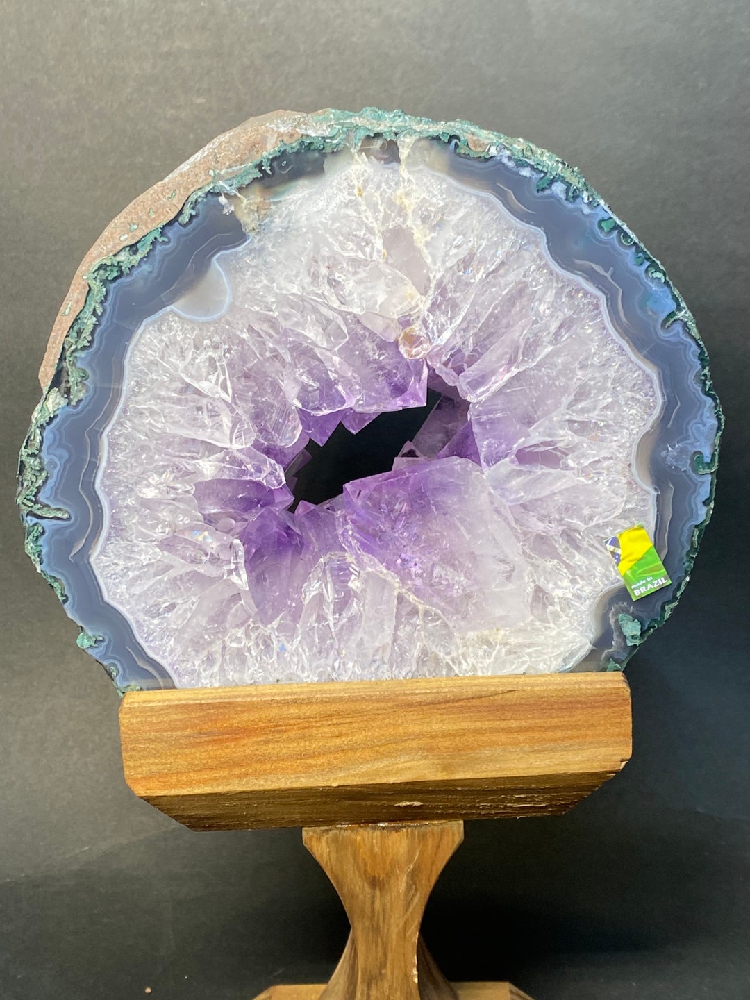 Amethyst portal, amethyst, amethyst slab - Etsy Nederland