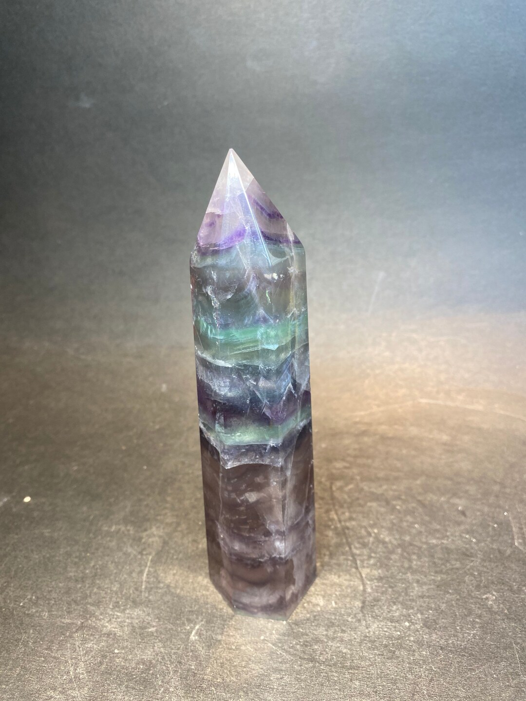 Rainbow Fluorite Tower, Fluorite Tower - Etsy