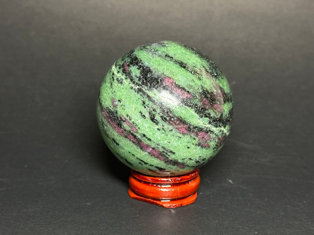 Ruby in Zoisite Sphere - Etsy