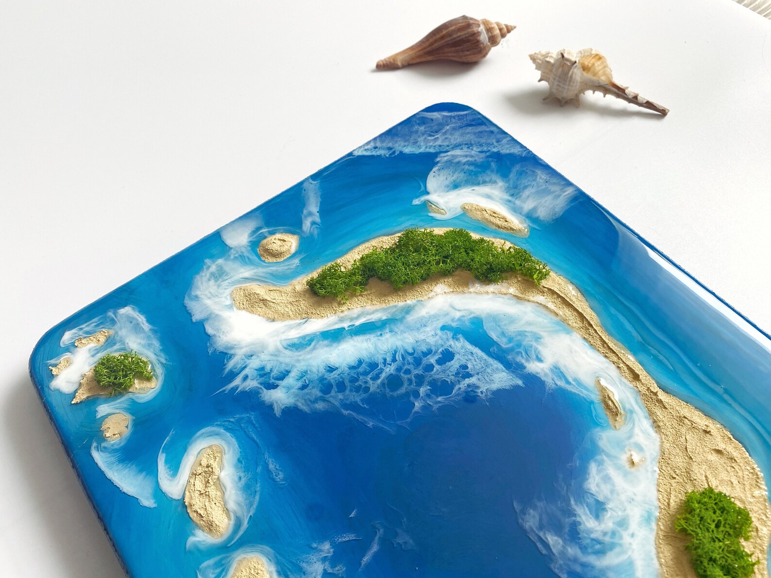 Islands Epoxy Resin Art Wall Art Wall Decor Sea Decor - Etsy UK