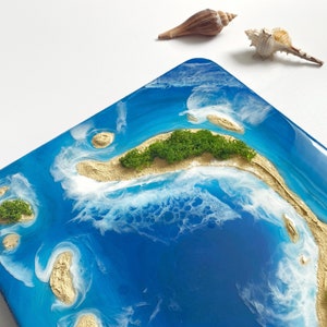 Islands Epoxy Resin Art Wall Art Wall Decor Sea Decor - Etsy UK